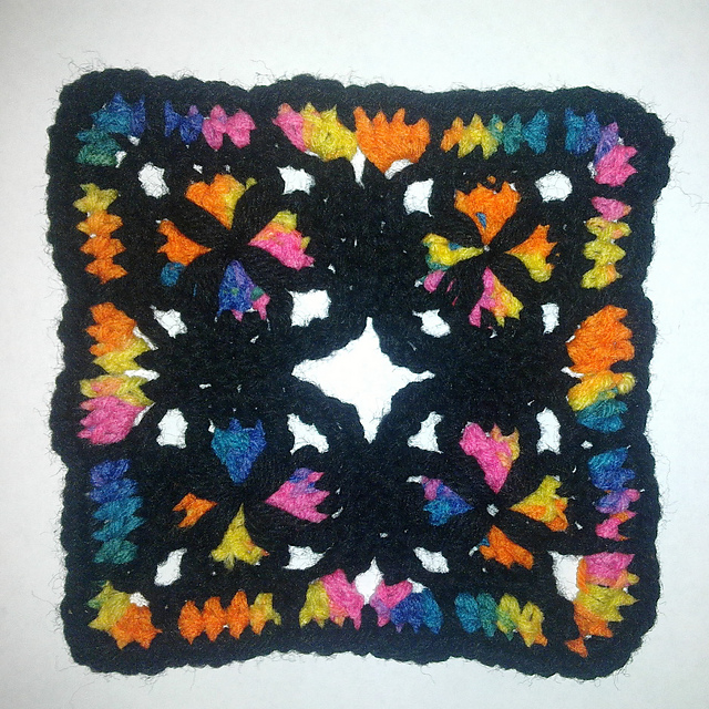 Ravelry: AnnasCrowshay's Framed church window square