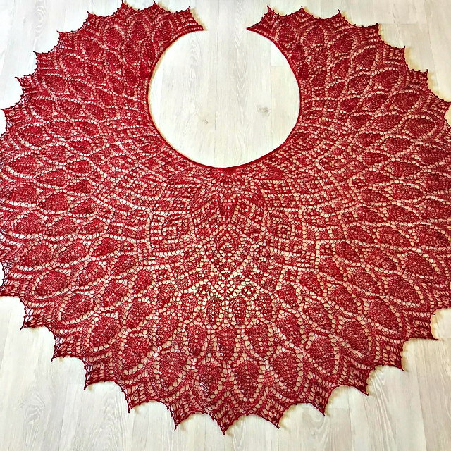 Ravelry: Meteor Shower Shawl pattern by Anna Danilova