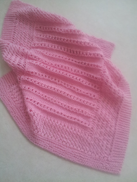 Ravelry: Baby Receiving Blanket pattern by Anna Barrera