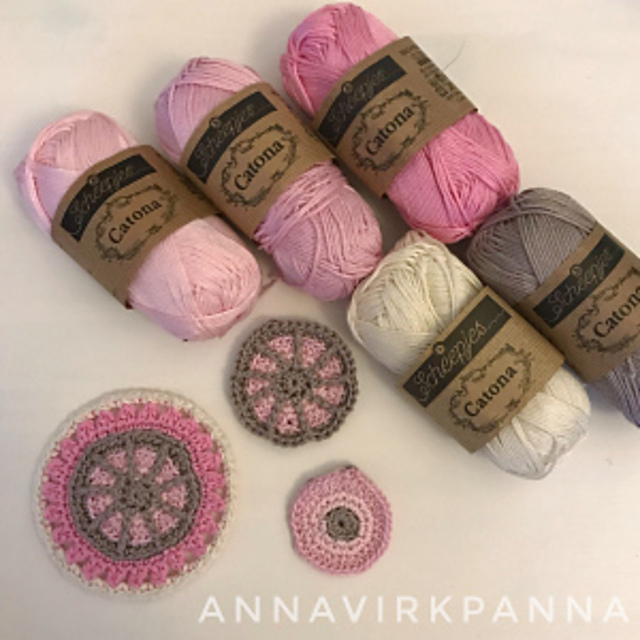 Ravelry: Catona coaster pattern by Anna Nilsson
