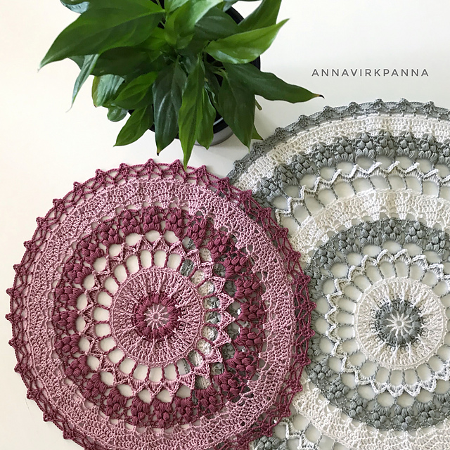 Ravelry: GrapeVine Mandala pattern by Anna Nilsson