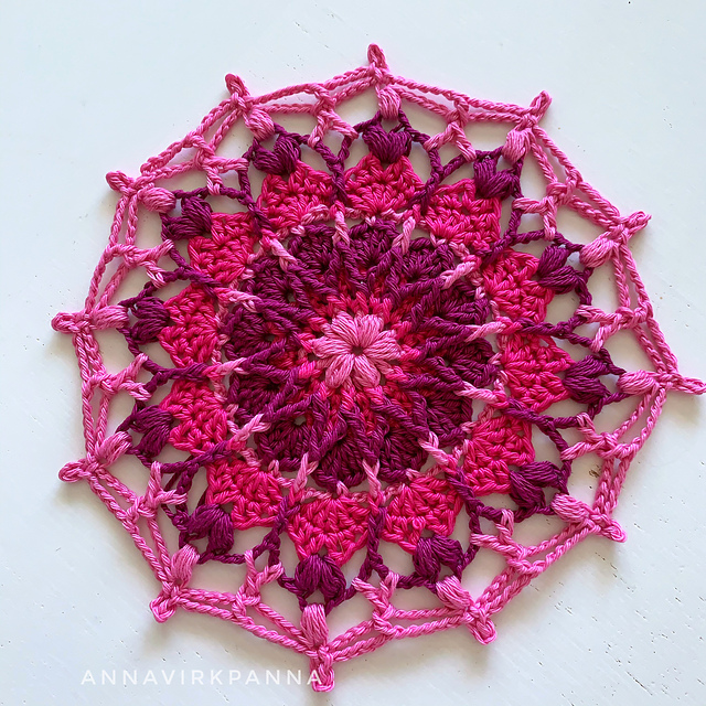 Ravelry: Dahlia mandala pattern by Anna Nilsson
