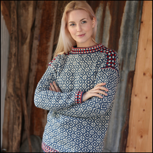 Ravelry: Sigrun genser pattern by Hillesvåg Ull Design Team