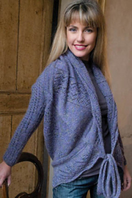 Ravelry: Draped Cardigan pattern by FDC Design Studio