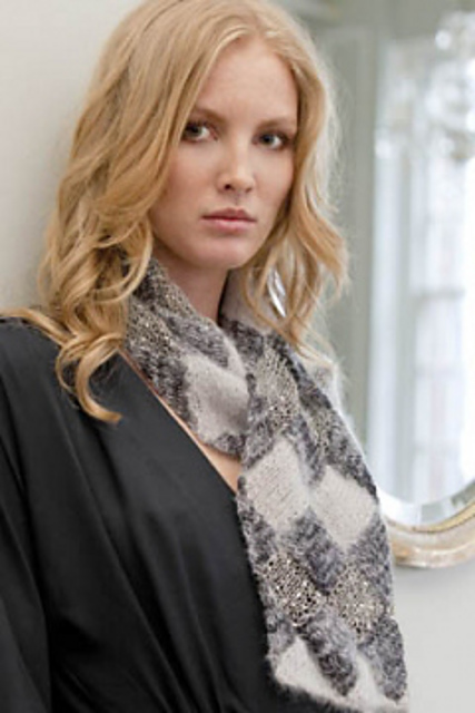 Ravelry: Emma Entrelac Scarf pattern by Rosemary Drysdale