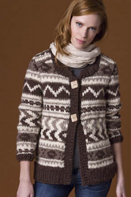 Ravelry: Cedarwood Fair Isle Jacket pattern by Mari Lynn Patrick