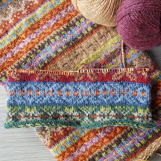 Ravelry: AnneLiseL's Traditional fairisle blanket