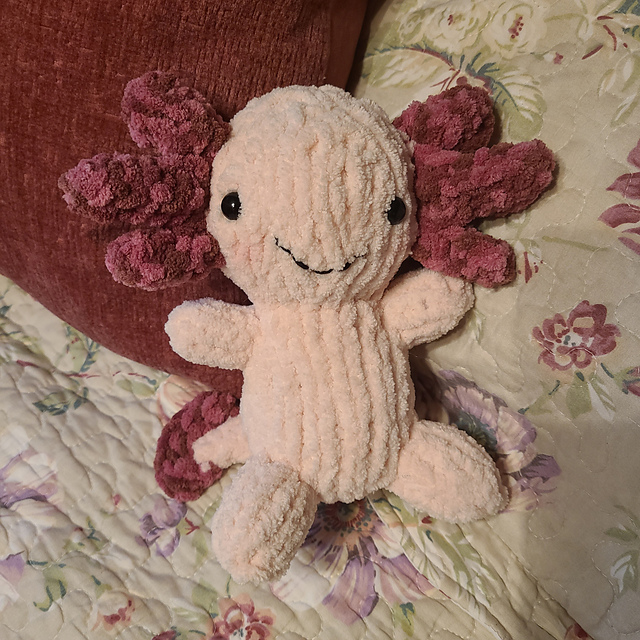 Ravelry: Rosie the Axolotl pattern by Anne de Silva