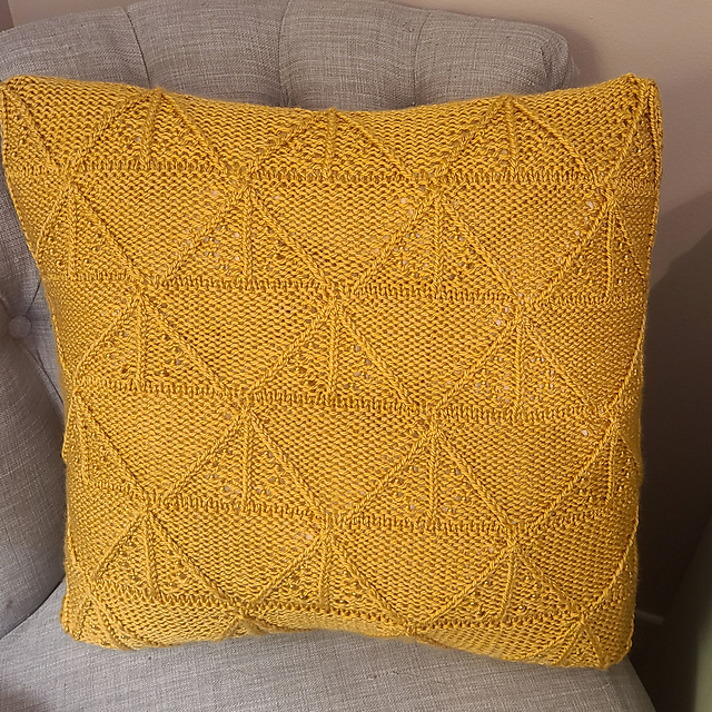 Ravelry: Deathly Hallows Throw Pillow pattern by Anne de Silva