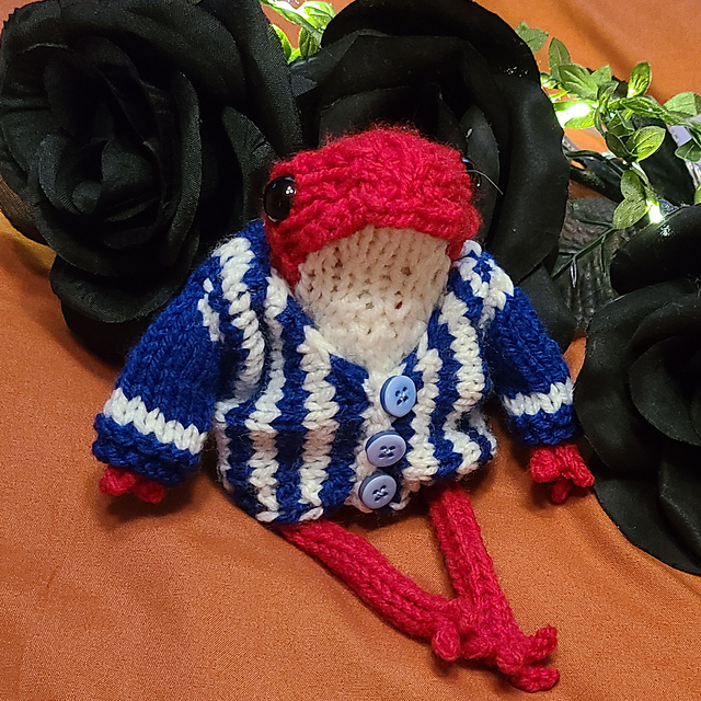 Ravelry: Frog's Striped Sweater pattern by Anne de Silva
