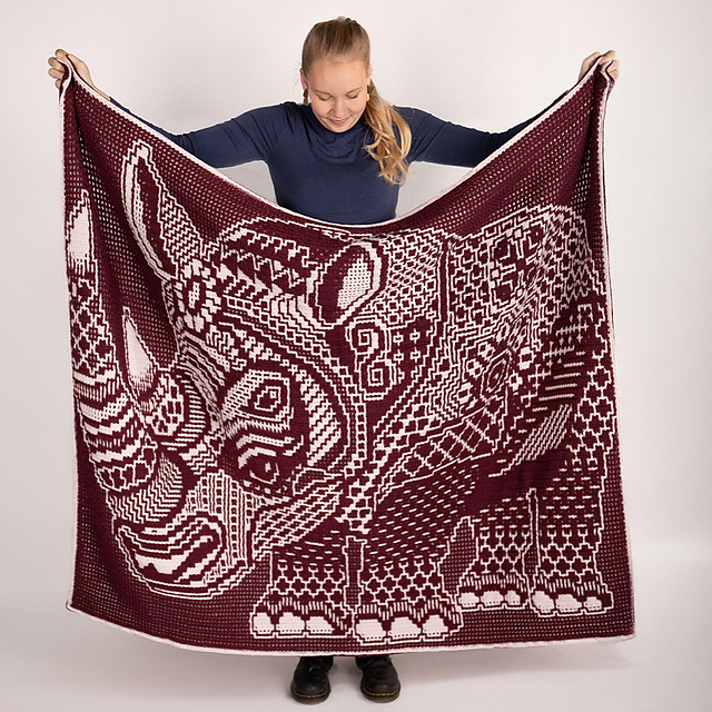 Ravelry: Zen Tangle Rhinoceros pattern by Anneke den Outer