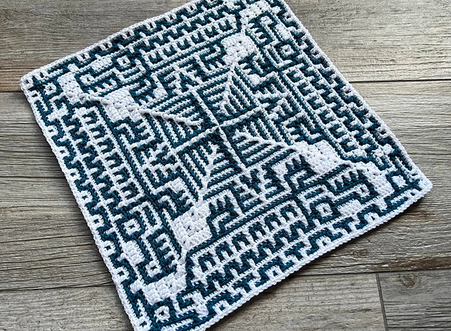 Ravelry: Inca 9 Caiman Mosaic Square pattern by Anneke den Outer