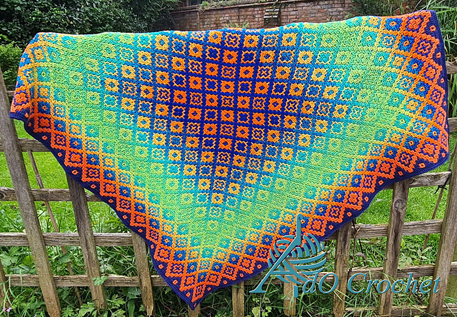 Ravelry: Squares and diamonds pattern by Anneke den Outer