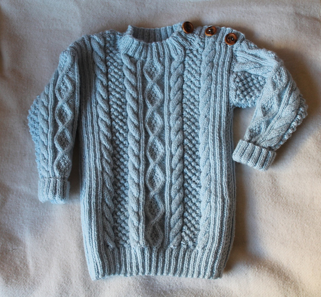 Ravelry: Style 4: Baby's Aran Jumper pattern by Patons Australia