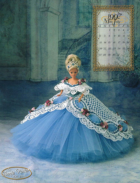 Ravelry: Miss July 1997 Royal Ballgowns pattern by Annie Potter Presents