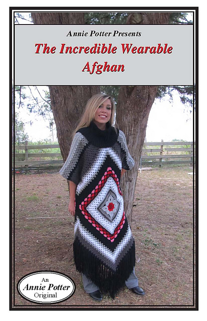Ravelry: The Incredible Wearable Afghan pattern by Annie Potter Presents