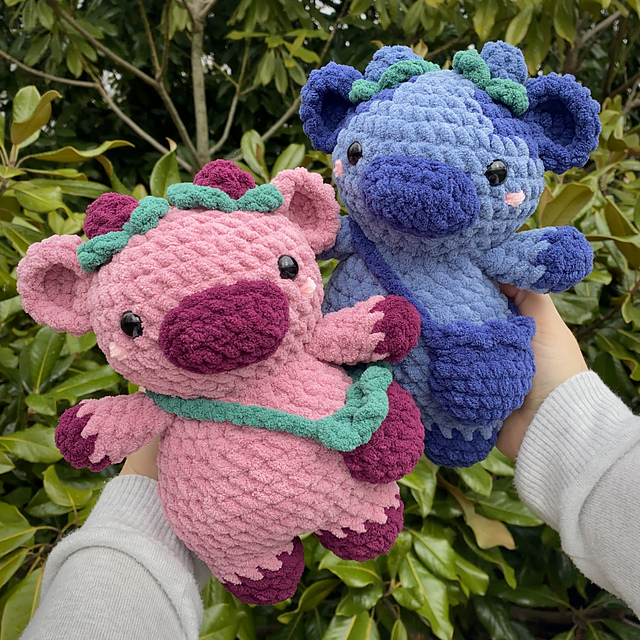 Ravelry: Berry Cow Plushies pattern by Handmade by Annie