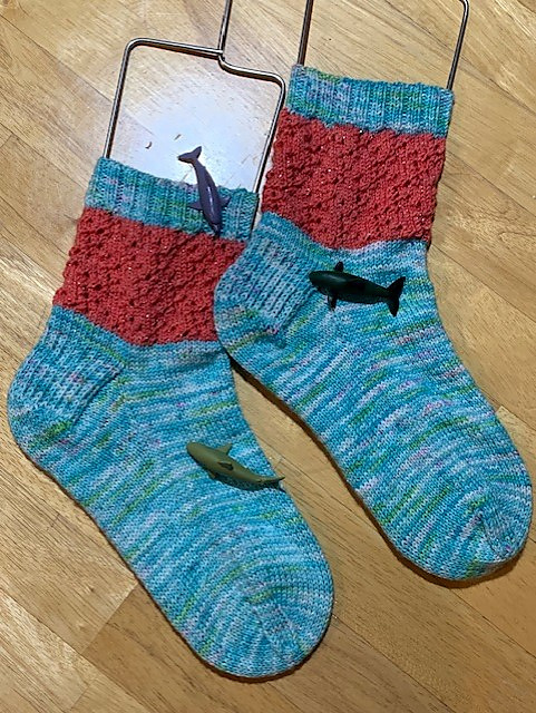 Ravelry: Bigger Boat Socks pattern by Kristina Kerchief