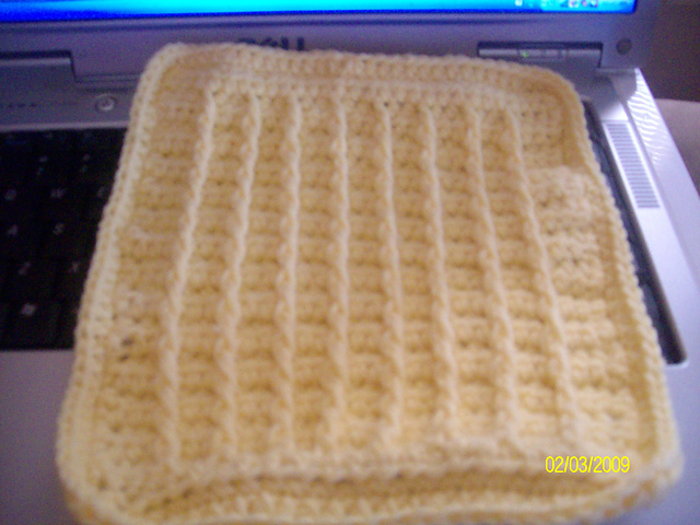 Ravelry: Washcloth FPdc pattern by April Clemmons