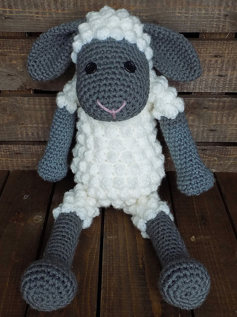 Ravelry: Lovable Crocheted Sheep Pattern pattern by Ashlee Phelan