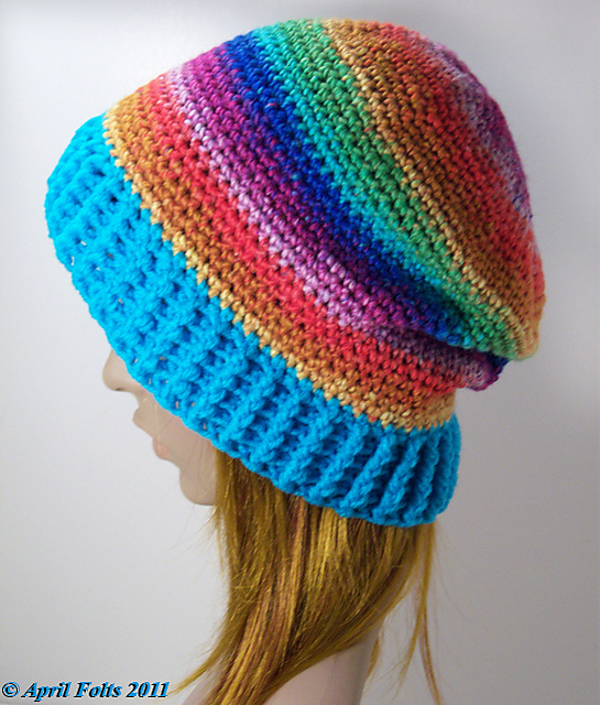 Ravelry: Plain Slouch Hat pattern by April Draven