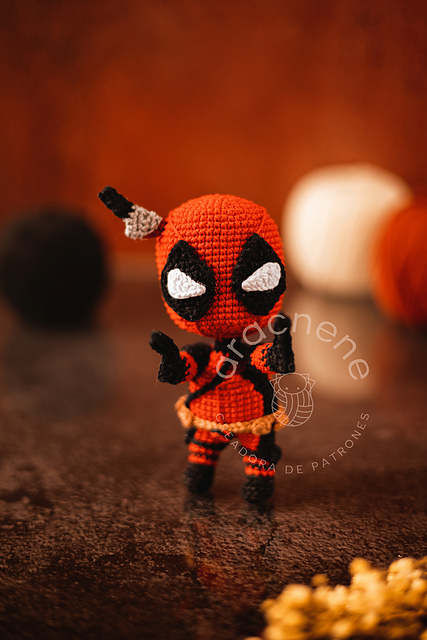 Ravelry: Deadpool amigurumi pattern by Aracnene Crochet