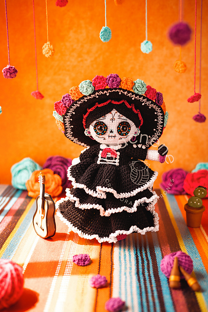Ravelry: Dia de los muertos mariachi pattern by Aracnene Crochet