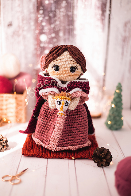 Ravelry: Belle amigurumi (winter) pattern by Aracnene Crochet