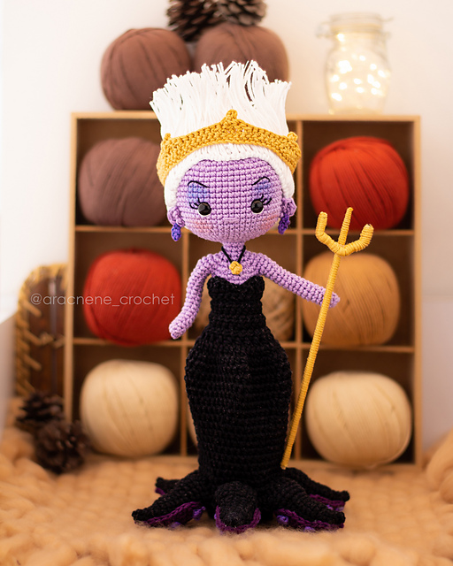 Ravelry: Ursula the sea witch pattern by Aracnene Crochet