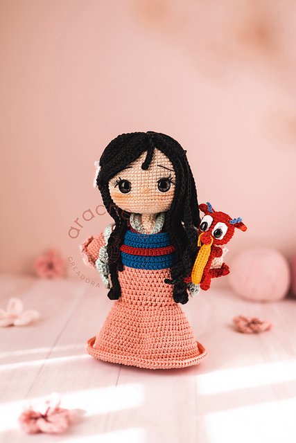 Ravelry: Mulan amigurumi pattern by Aracnene Crochet
