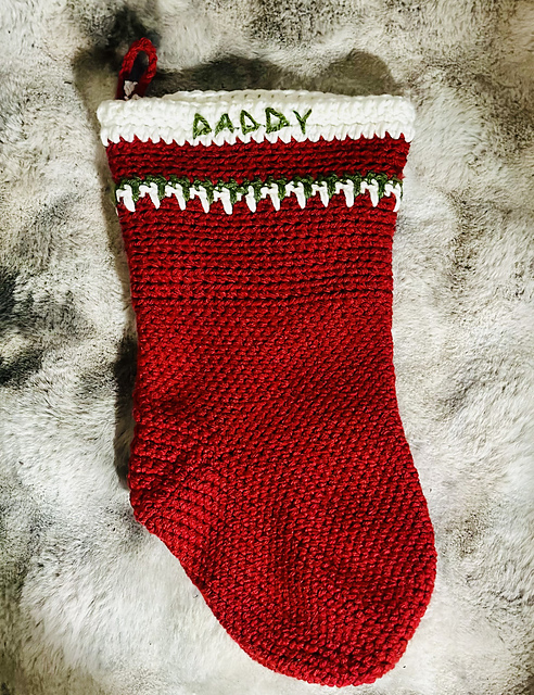 Ravelry: Christmas Name Stocking pattern by Alissa Andrews