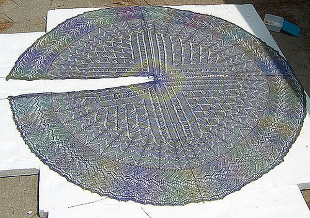 Ravelry: Dragon Wing Shawl pattern by Mary Young Smith