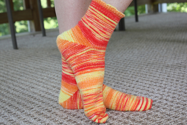 Ravelry: Toe-to-Top Crew Socks pattern by Priscilla Gibson-Roberts