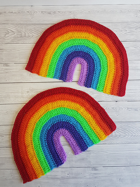 Ravelry: Crochet Rainbow pattern by Crafting Happiness