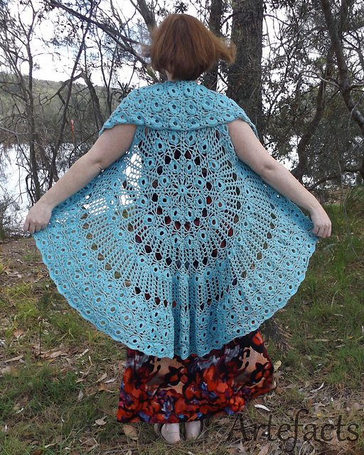 Ravelry: Spinning Around Duster pattern by Artefacts Crochet Design