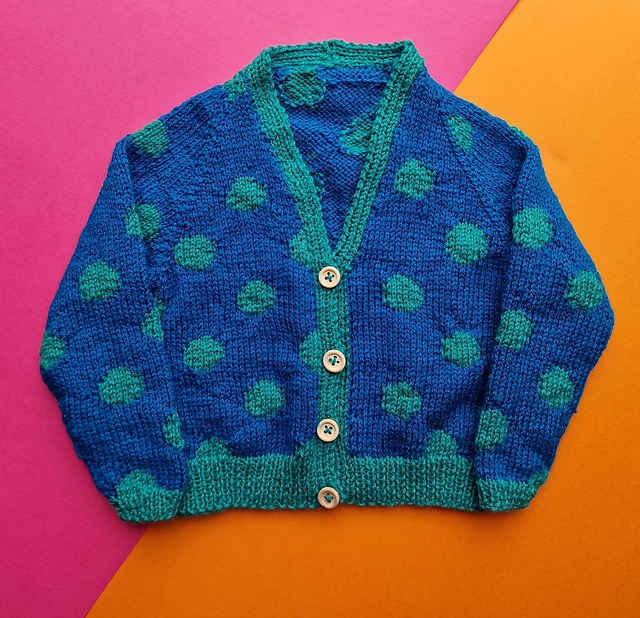 Ravelry: Spotted Cardigan pattern by Arthur's Knitting Business