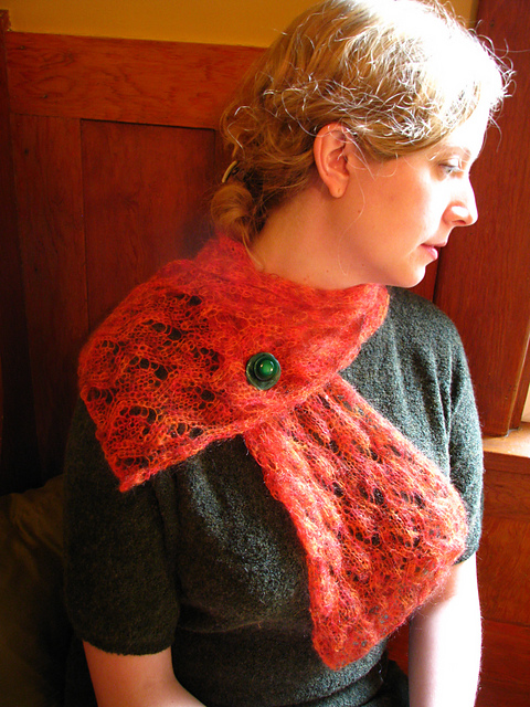 Ravelry: Wildfire Scarf pattern by Heather Brann