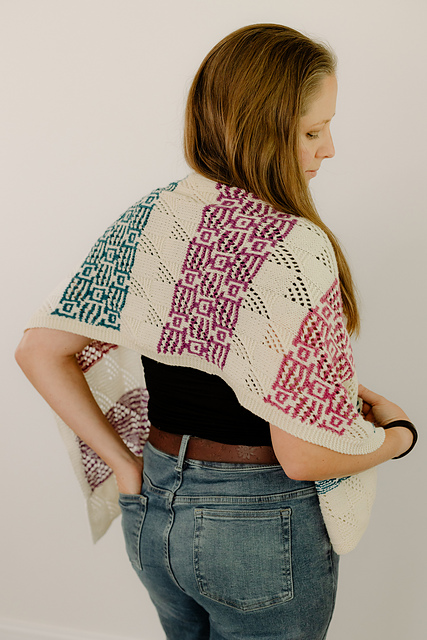 Ravelry: Lattice & Latte: A Mosaic and Lace Shawl pattern by Ashleigh Wempe