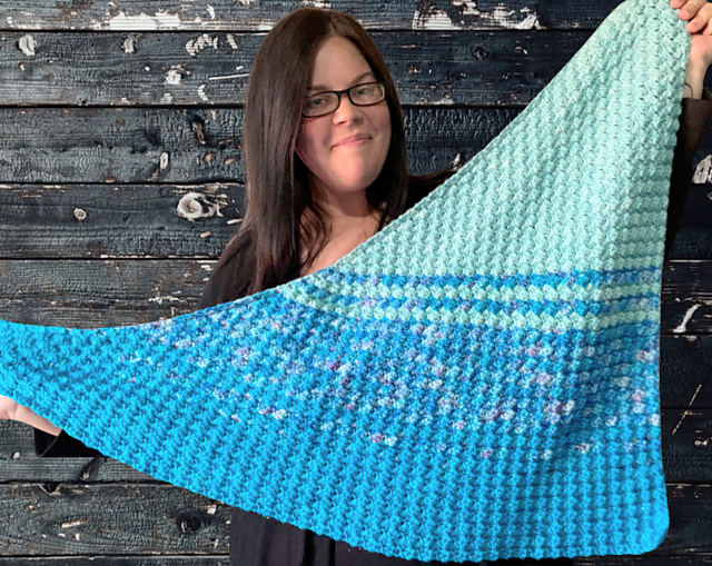 Ravelry: Water Waves Shawl pattern by Ashley Leither