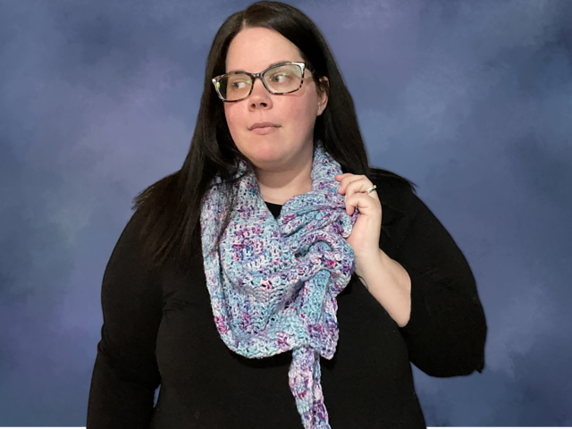 Ravelry: Birthday Keyhole Scarf pattern by Ashley Leither