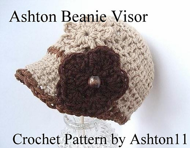 Ravelry: Ashton Beanie Visor pattern by Ashton E Leven