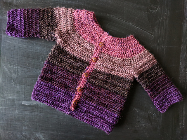 Ravelry: Rounded yoke cardigan/sweater pattern by Rosey Cheeks Designs