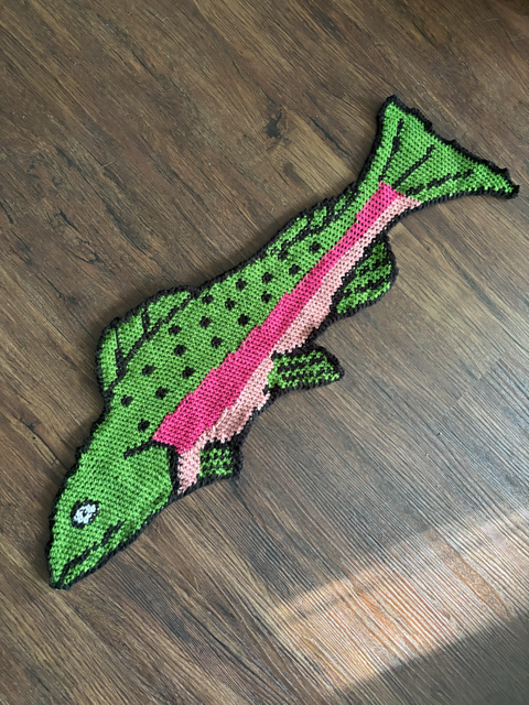 Ravelry: Rainbow Trout Tapestry pattern by Maggie English