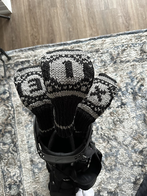 Ravelry: The Knit Golf Headcovers (Head Covers) pattern by Mareena Wallace