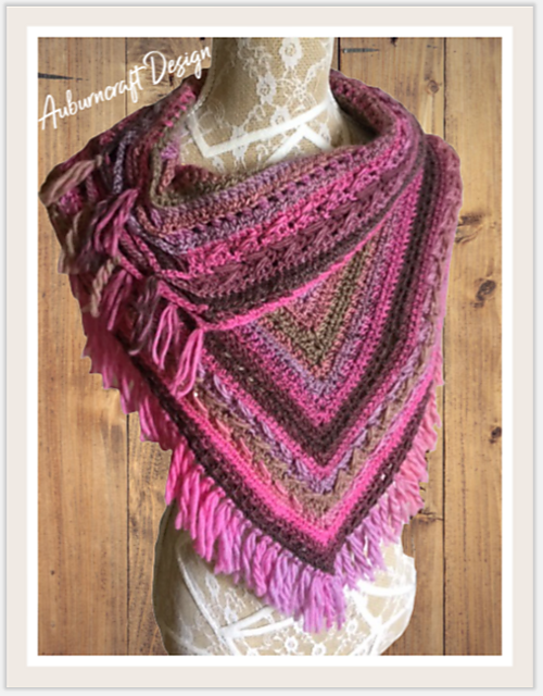 Ravelry: Lace Me Up Bandana Cowl pattern by Sue Stapleton