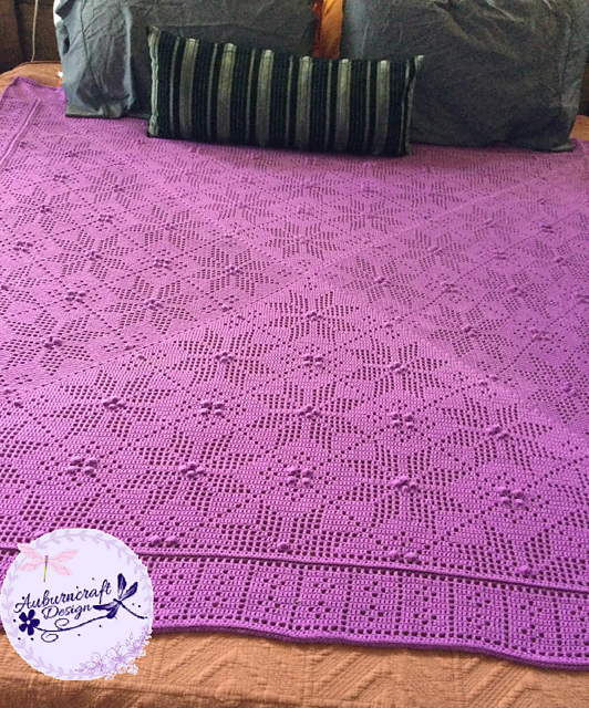 Ravelry: Flowers Don't Tell But I DO Blanket pattern by Sue Stapleton