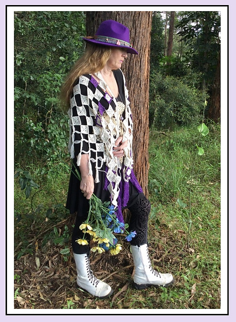 Ravelry: Grannys Gone Bohemian Shawl pattern by Sue Stapleton