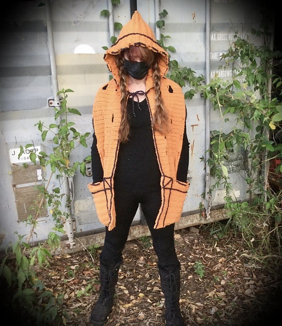 Ravelry: Welcome to the Apocalypse Pocket Wrap pattern by Sue Stapleton