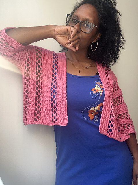 Ravelry: Monstera Cardi pattern by Audrey Trecasse
