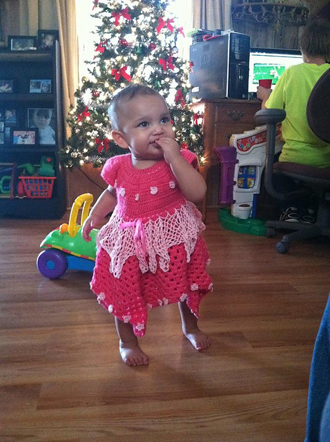 Ravelry: Diva Raiyah Baby Dress pattern by Aundie Molina